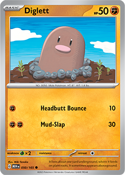 Diglett | 151 | TCG Card Database | Pokemon.com