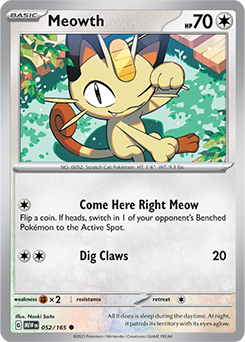 Meowth | 151 | TCG Card Database | Pokemon.com