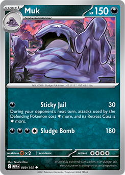 Muk | 151 | TCG Card Database | Pokemon.com