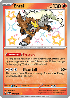 Entei | Paldean Fates | TCG Card Database | Pokemon.com