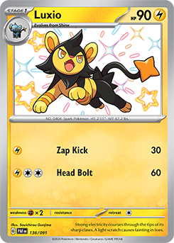 Luxio | Paldean Fates | TCG Card Database | Pokemon.com