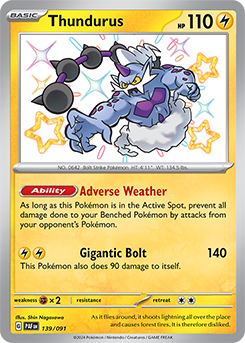 Thundurus | Paldean Fates | TCG Card Database | Pokemon.com