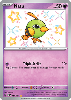 Natu | Paldean Fates | TCG Card Database | Pokemon.com