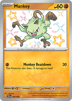 Mankey | Paldean Fates | TCG Card Database | Pokemon.com