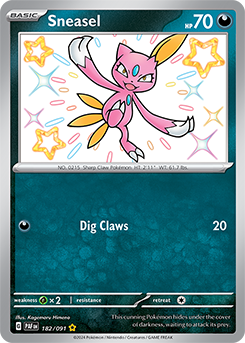 Sneasel | Paldean Fates | TCG Card Database | Pokemon.com