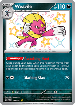 Weavile | Paldean Fates | TCG Card Database | Pokemon.com