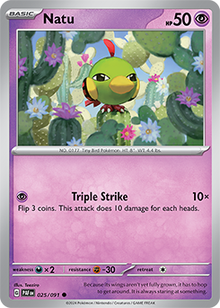 Natu | Paldean Fates | TCG Card Database | Pokemon.com