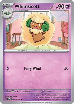 Whimsicott | Temporal Forces | TCG Card Database | Pokemon.com