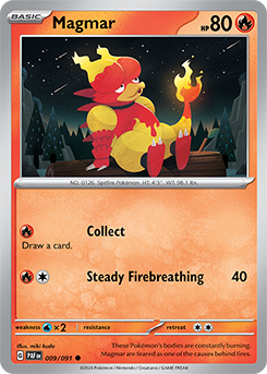 Magmar | Paldean Fates | TCG Card Database | Pokemon.com