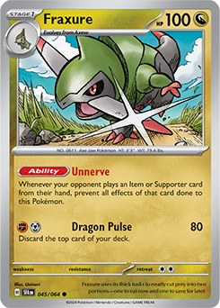 Fraxure | Shrouded Fable | TCG Card Database | Pokemon.com