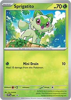 Sprigatito | Scarlet & Violet Promo | TCG Card Database | Pokemon.com