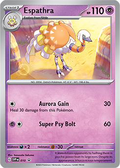 Espathra | Pokédex