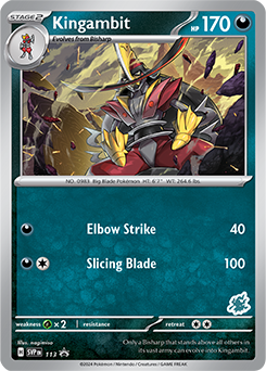 Kingambit | Scarlet & Violet Promo Cards | TCG Card Database | Pokemon.com