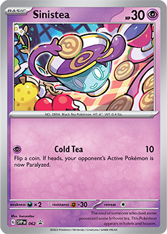 Sinistea | Scarlet & Violet Promo | TCG Card Database | Pokemon.com