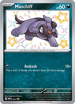 Maschiff | Pokédex
