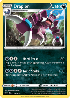 Drapion | Sword & Shield | TCG Card Database | Pokemon.com