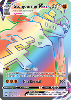 Stonjourner VMAX | Sword & Shield | TCG Card Database | Pokemon.com