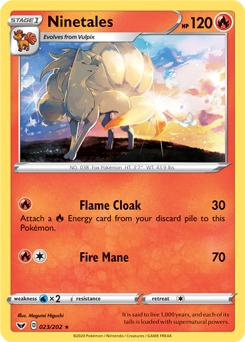 Ninetales | Sword & Shield | TCG Card Database | Pokemon.com