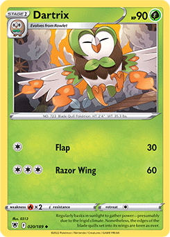 Dartrix | Pokédex