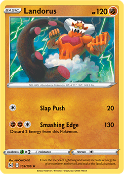 Landorus | Lost Origin | TCG Card Database | Pokemon.com