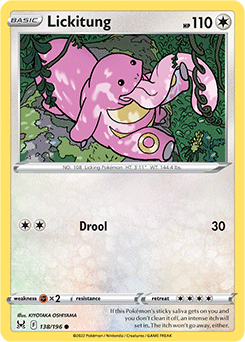 Lickitung Pokemon Card