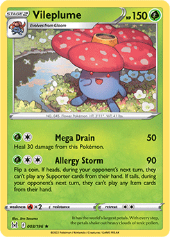 Vileplume | Lost Origin | TCG Card Database | Pokemon.com