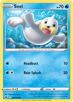Seel | Crown Zenith | TCG Card Database | Pokemon.com