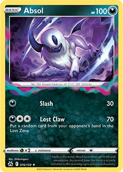 Absol | Crown Zenith | TCG Card Database | Pokemon.com