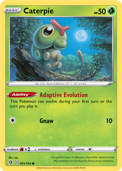 Caterpie | Rebel Clash | TCG Card Database | Pokemon.com
