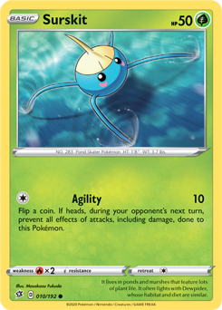 Surskit | Rebel Clash | TCG Card Database | Pokemon.com
