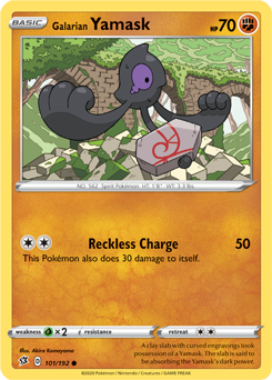 Galarian Yamask | Rebel Clash | TCG Card Database | Pokemon.com