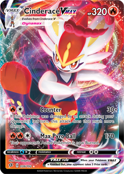 Cinderace VMAX | Rebel Clash | TCG Card Database | Pokemon.com