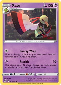 Xatu | Rebel Clash | TCG Card Database | Pokemon.com