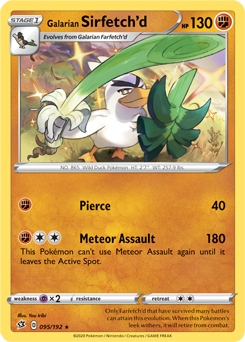 Galarian Sirfetch’d | Rebel Clash | TCG Card Database | Pokemon.com