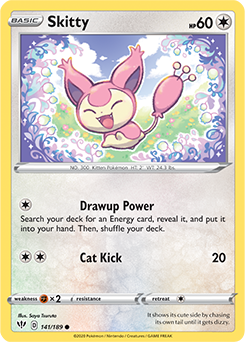 Skitty | Darkness Ablaze | TCG Card Database | Pokemon.com
