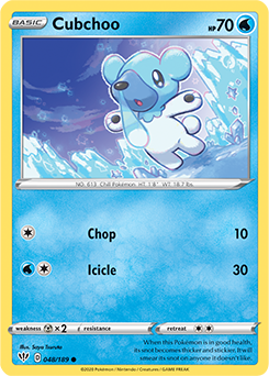 Cubchoo | Darkness Ablaze | TCG Card Database | Pokemon.com