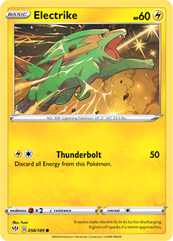 Electrike | Darkness Ablaze | TCG Card Database | Pokemon.com