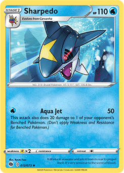 Sharpedo | Champion’s Path | TCG Card Database | Pokemon.com