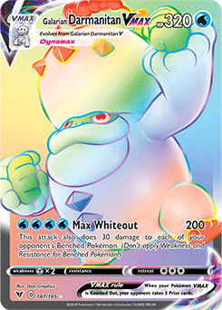 Galarian Darmanitan VMAX | Vivid Voltage | TCG Card Database | Pokemon.com