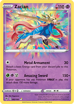 Zacian | Vivid Voltage | TCG Card Database | Pokemon.com