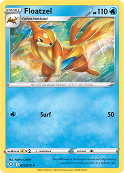 Floatzel | Shining Fates | TCG Card Database | Pokemon.com