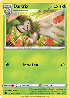 Dartrix | Pokédex