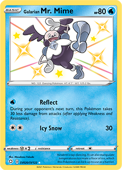Galarian Mr. Mime Shining Fates Shiny Vault TCG Card Database