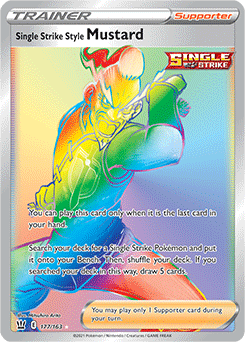 Single Strike Style Mustard | Battle Styles | TCG Card Database ...