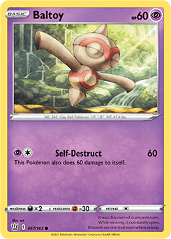 Baltoy | Battle Styles | TCG Card Database | Pokemon.com