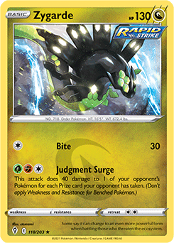 Pokemon Zygarde Card Ex