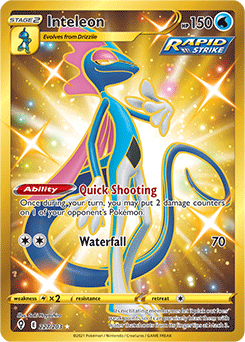Inteleon | Evolving Skies | TCG Card Database | Pokemon.com