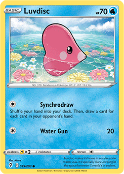 Luvdisc | Evolving Skies | TCG Card Database | Pokemon.com