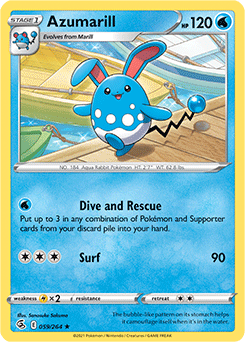Azumarill | Fusion Strike | TCG Card Database | Pokemon.com