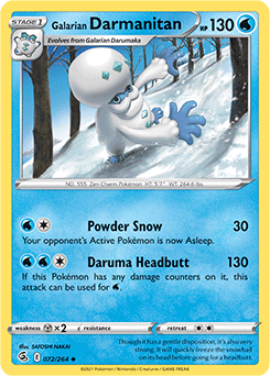 Galarian Darmanitan | Fusion Strike | TCG Card Database | Pokemon.com